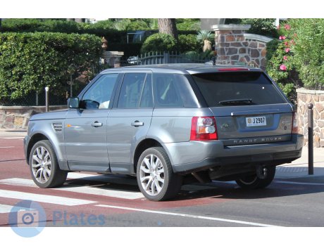 J 2907, Land Rover Range Rover Sport , License plate of Andorra
