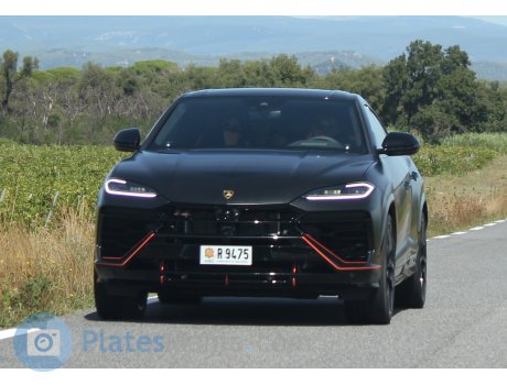 R 9475, Lamborghini Urus , License plate of Andorra