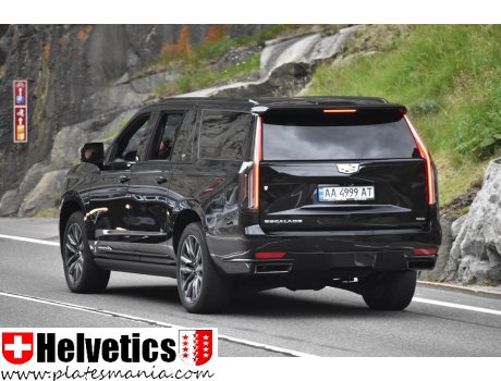 AA 4999 AT, Cadillac Escalade (Kyiv City) License plate Ukraine