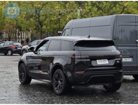 R 4891, Land Rover Range Rover Evoque , License plate of Andorra