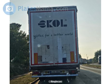 34 ED 2992, Tirsan (İstanbul) License plate of Turkey