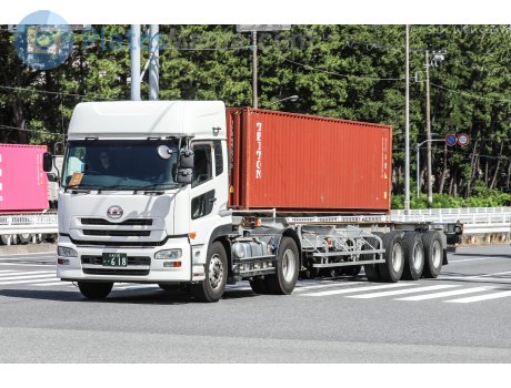 江東 100 か 618, UD Trucks Quon (Kōtō) License plate of Japan