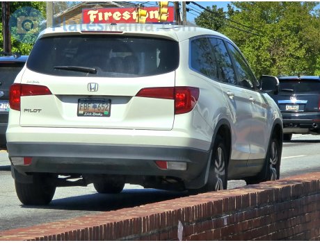 FBF 652, Honda Pilot (South Carolina) License plate of the USA