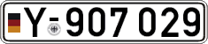 Y 907029, MAN TGE (Bundeswehr) German license plate