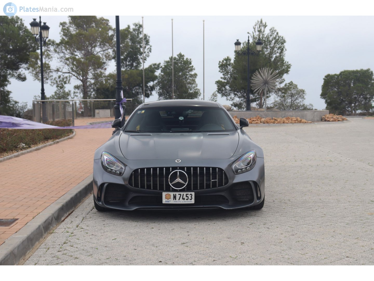 "N 7453" photos Mercedes-Benz AMG GT. Andorra