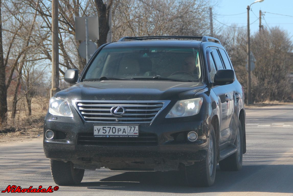 "у 570 ра 77" photos Lexus LX. Russia