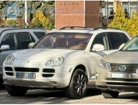 NGB 241, Porsche Cayenne , License plate of Moldova