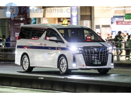 練馬 305 あ 8888, Toyota Alphard (Nerima) License plate of Japan