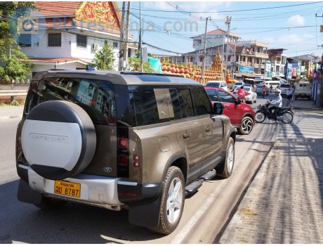 ລຜ 8787, Land Rover Defender (Vientiane Prefecture) License plate of Laos