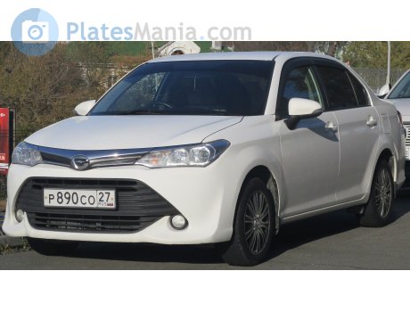 р890со27, Toyota Corolla Axio (Khabarovsk Krai) License plate Russia