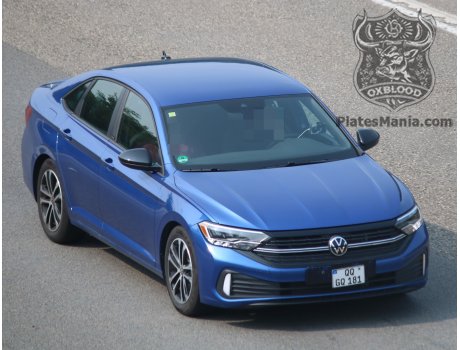 QQ GQ 181, Volkswagen Jetta (Export license plates) License plate of ...