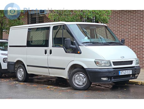 9743 CZT, Ford Transit , License plates of Spain
