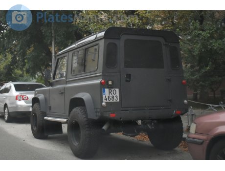 RO-4683, Land Rover Defender , License plate of Latvia
