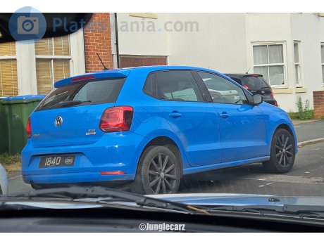 1840, Volkswagen Polo , License plate of Guernsey