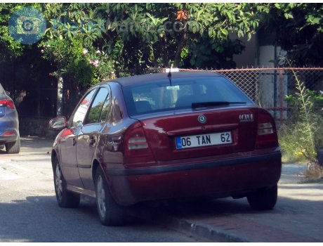 06 TAN 62, Skoda Octavia (Ankara) License plate of Turkey