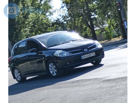 AA 6559 TO, Nissan Tiida (Kyiv City) License plate Ukraine