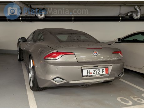 H 272 P, Fisker Karma (Hanover Region) German license plate