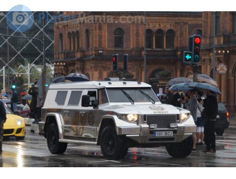 101 BCJ, Avtostil Т-98 Комбат , License plate of Estonia
