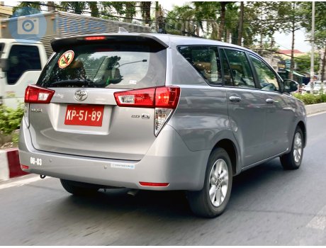 KP-51-89, Toyota Innova (Military) License plate of Vietnam