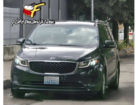 CRZ4055, Kia Sedona (Washington) License plate of the USA