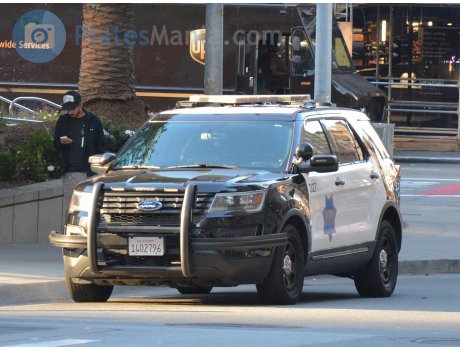 1402796, Ford Police Interceptor Utility (California) License plate of ...