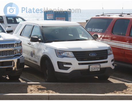 1528709, Ford Police Interceptor Utility (California) License plate of ...