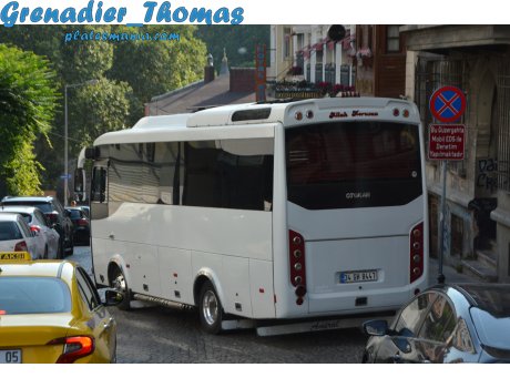 34 GH 8447, Otokar Sultan (İstanbul) License plate of Turkey
