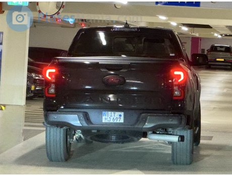BIT MJ 697, Ford Ranger (Bitburg-Prüm District) German license plate