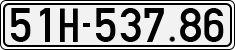 51H-537.86, Mitsubishi Xpander (Ho Chi Minh Municipality) License plate ...