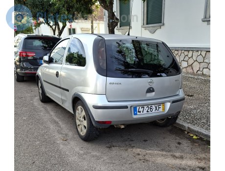 47-26-XF, Opel Corsa , License plate of Portugal