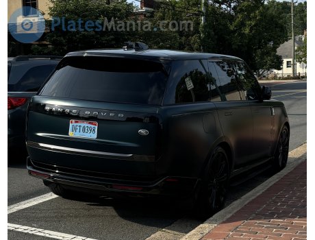 DFT 0398, Land Rover Range Rover (Qatar) License plate of the USA ...