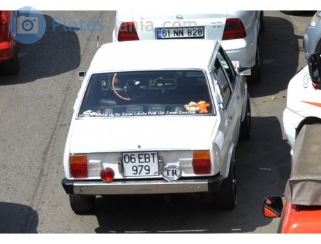 06 EBT 979, (Ankara) License plate of Turkey