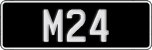 M24, Mercedes-Benz S-Klasse , License plate of New Zealand