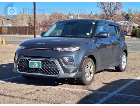JMD, Kia Soul (Colorado) License plate of the USA