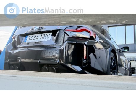3434 NHC, BMW M2 , License plates of Spain