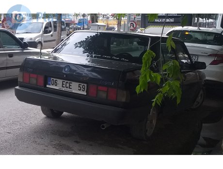 06 ECE 59, Tofaş Doğan (Ankara) License plate of Turkey