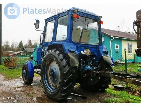 НЕ 4011, Belarus (MTZ) 80/82 , License plate USSR