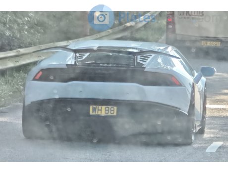 WH 88, Lamborghini Huracán , License plate of Hong Kong