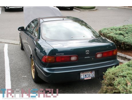 CTM3830, Acura Integra (Washington) License plate of the USA