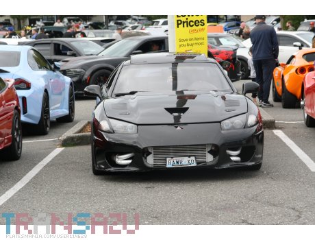 RAWR-XD, Mitsubishi 3000GT (Washington) License plate of the USA