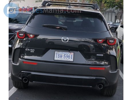 TBM-5961, Mazda CX-50 (Virginia) License plate of the USA