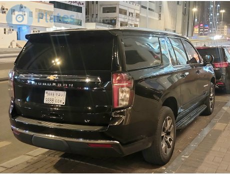 ‎٩٨٨٨‎ ‎ر ق ع‎ / 9888 EGR, Chevrolet Suburban License plate of Saudi Arabia