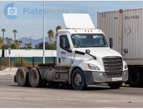 61-ER-1D, Freightliner Cascadia (Federal license plates) License plate ...