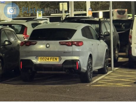 OO24 FEN, BMW X2 (Oxford) License plate of the United Kingdom