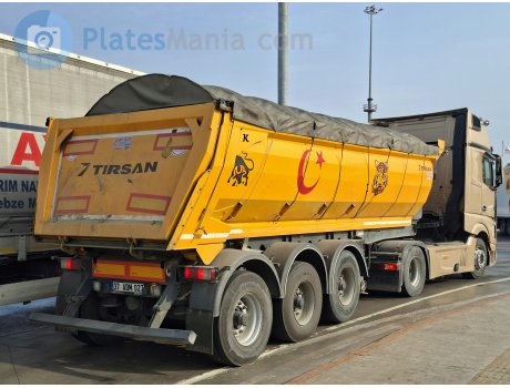 37 ADM 027, Tirsan (Kastamonu) License plate of Turkey