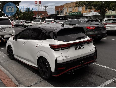 CZG-839, Nissan Note (Victoria) License plate of Australia