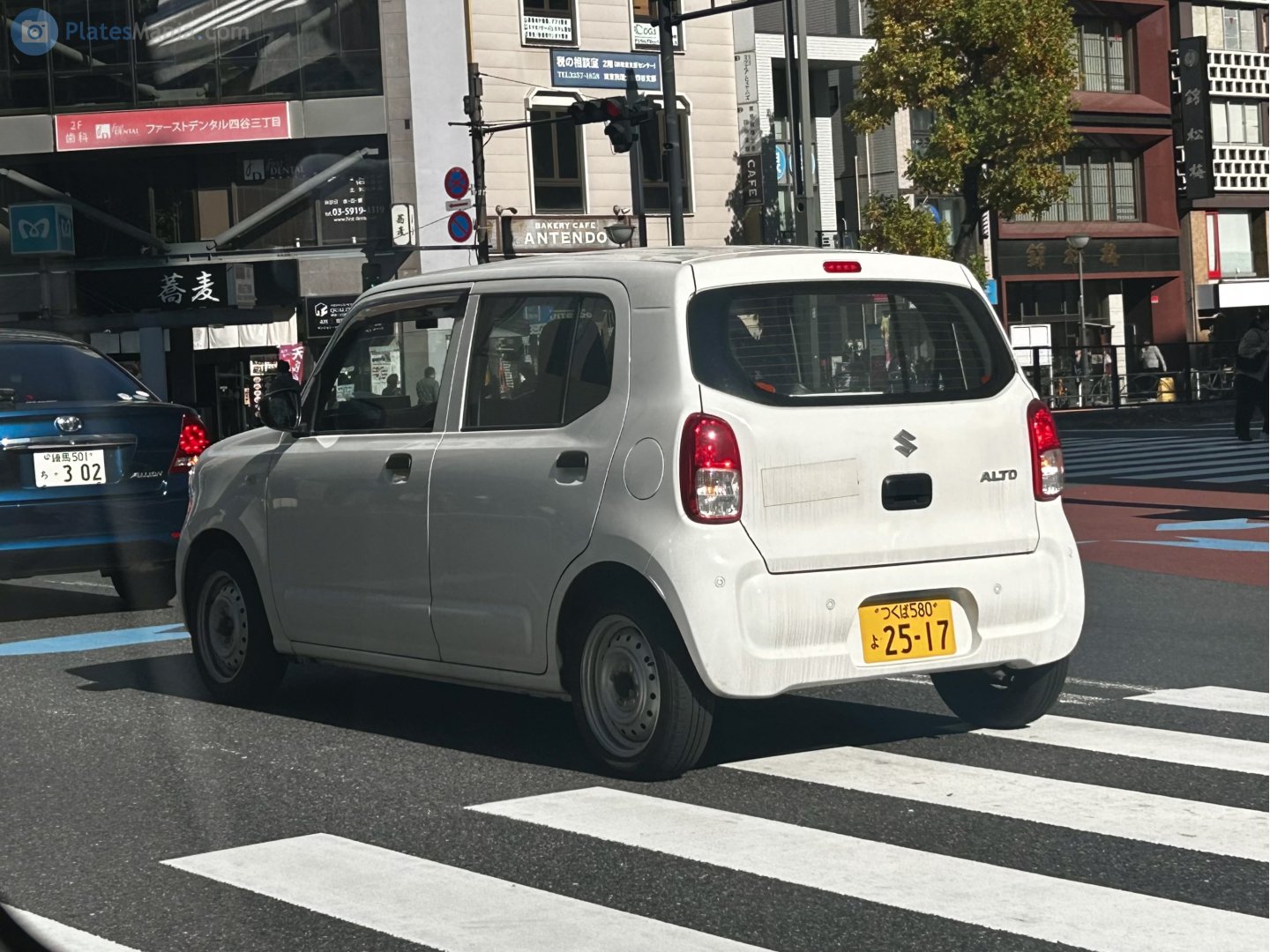 "つくば 580 よ 2517" photos Suzuki Alto. Japan