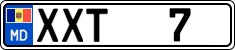 XXT 7, BMW XM , License plate of Moldova
