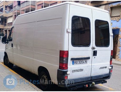 HU 3204 N, Citroёn Jumper (Huesca) License plates of Spain