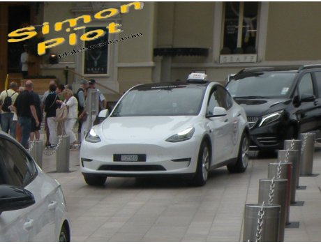 298G, Tesla Model Y , License plate of Monaco